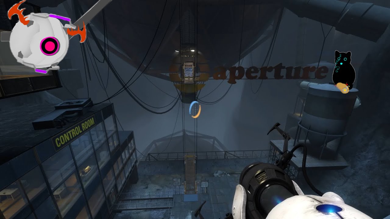 I get lost in the ruins of Aperture Science-portal 2 ch 6 - YouTube