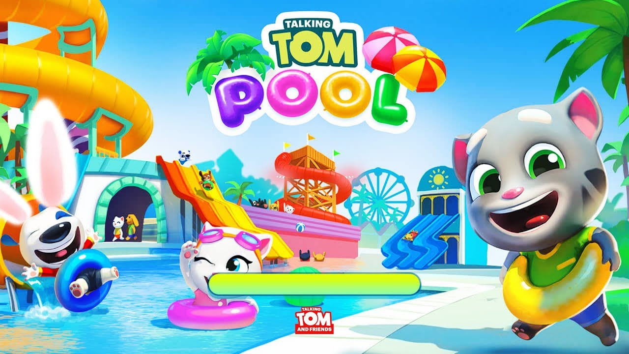 Talking Tom Pool Game - Android gameplay - talking Tom game for Kids ...