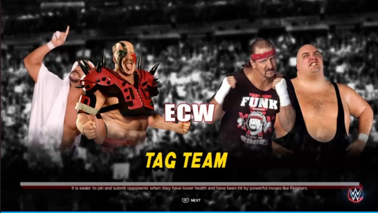 Sabu & Hawk vs Funk & Bundy. ECW. WWE 2K23 - YouTube