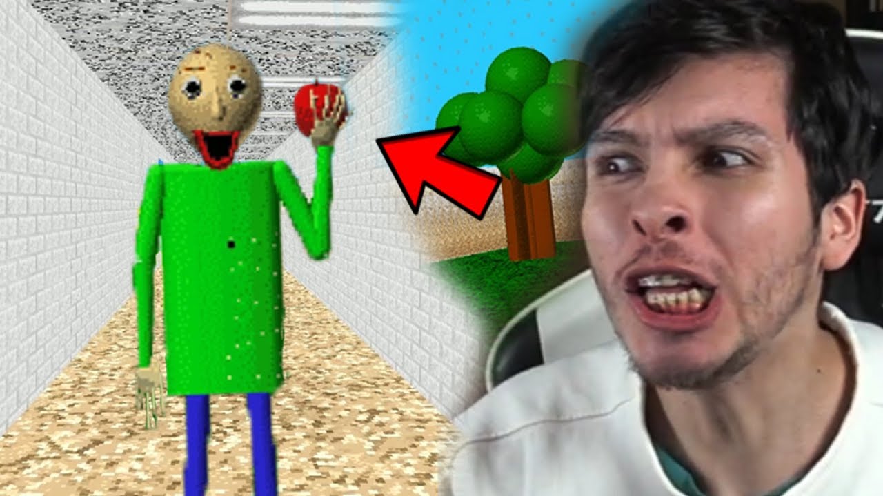 ENCONTRÉ LA MANZANA Y SE LA DI AL PROFESOR BALDI !! - Baldi's Basics In ...