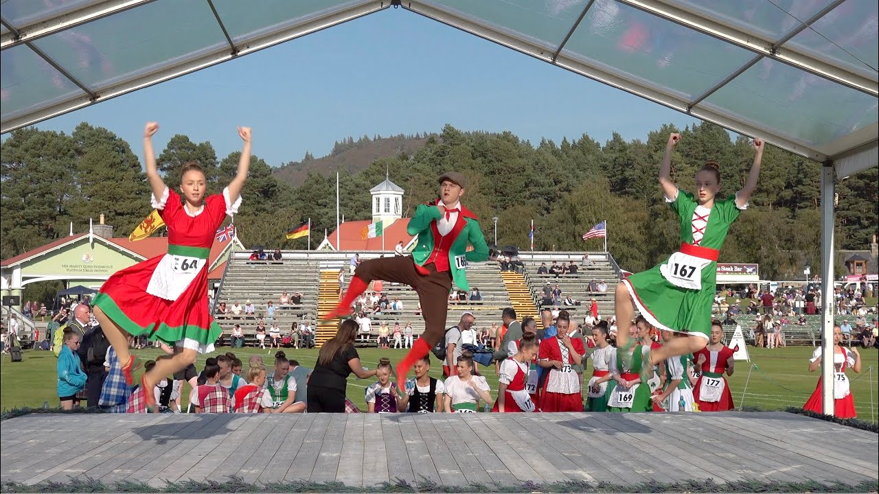 A Scottish 'Irish Jig' dance competition held during 2024 Braemar ...