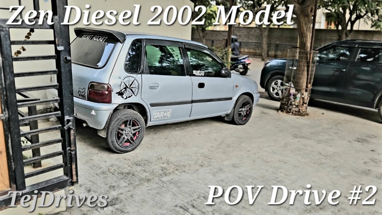 Maruti Zen Diesel 2002 Model | 1500CC | POV Drive #2 | 4k | ASMR ...
