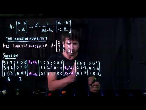 Linear Algebra - Matrix Inversion Algorithm - YouTube