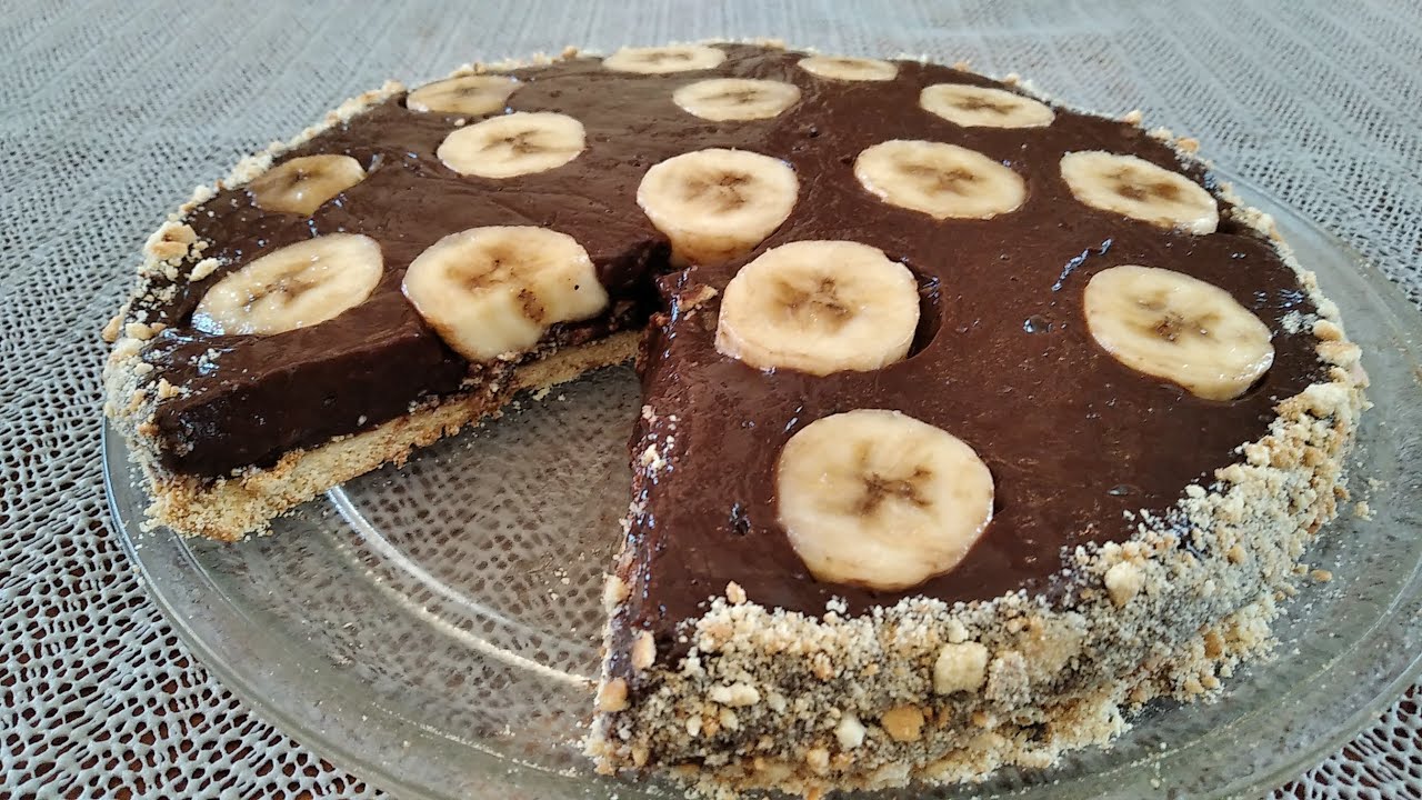 Sobasiz Miksersiz 15-deqiqeye Hazirlanan Şokoladli,Bananli Tort-desert ...