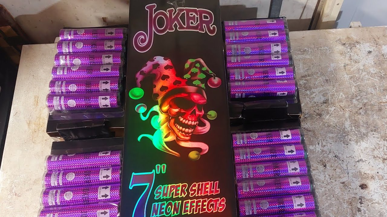 Joker 7" Canister Shells With Neon Effects - YouTube
