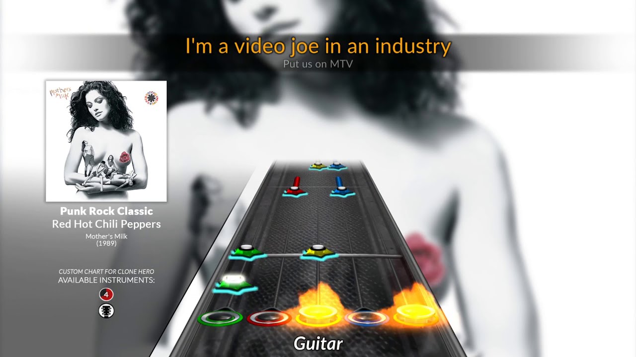 Red Hot Chili Peppers - Punk Rock Classic (Clone Hero Chart) - YouTube