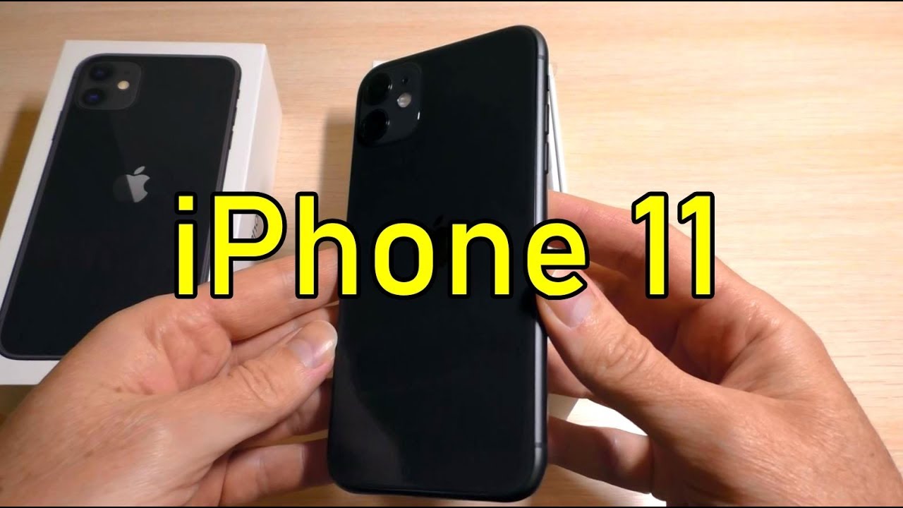 iPhone 11 Unboxing, First Look - YouTube