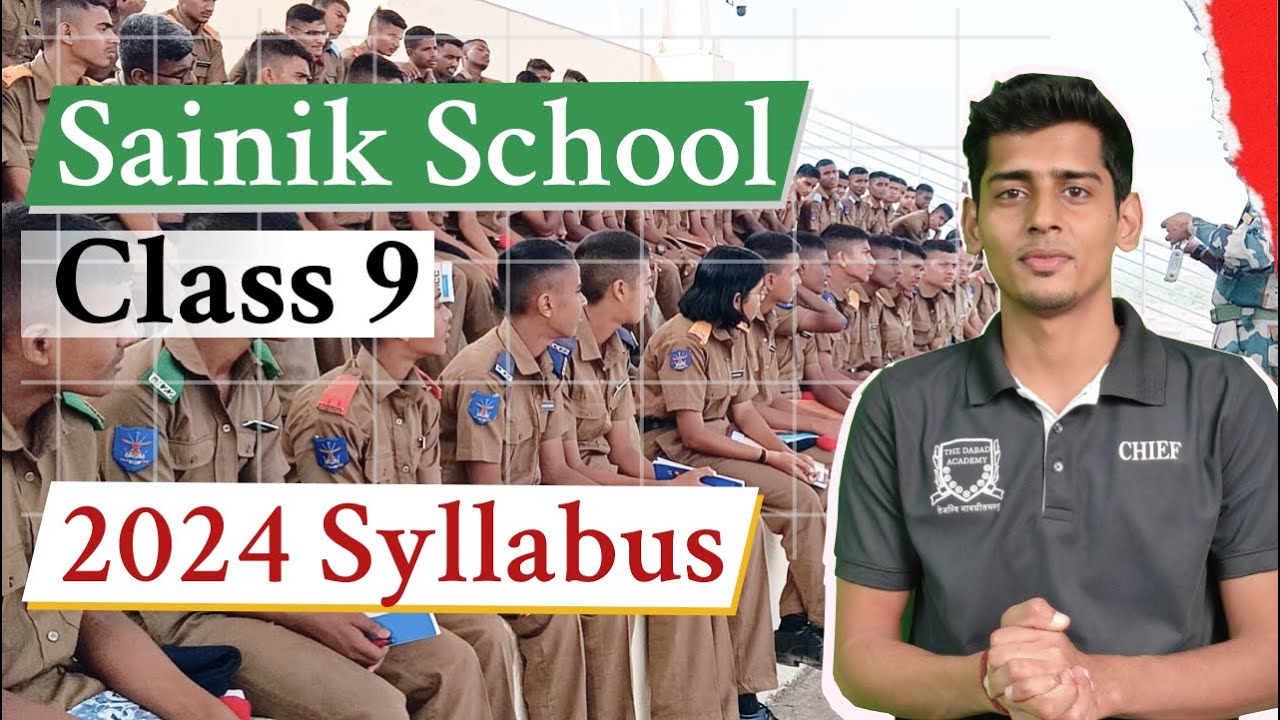 Latest Sainik School Class 9 Syllabus AISSEE 2024 With Pdf Exam latest-sainik-school-class-9-syllabus-aissee-2024-with-pdf-exam