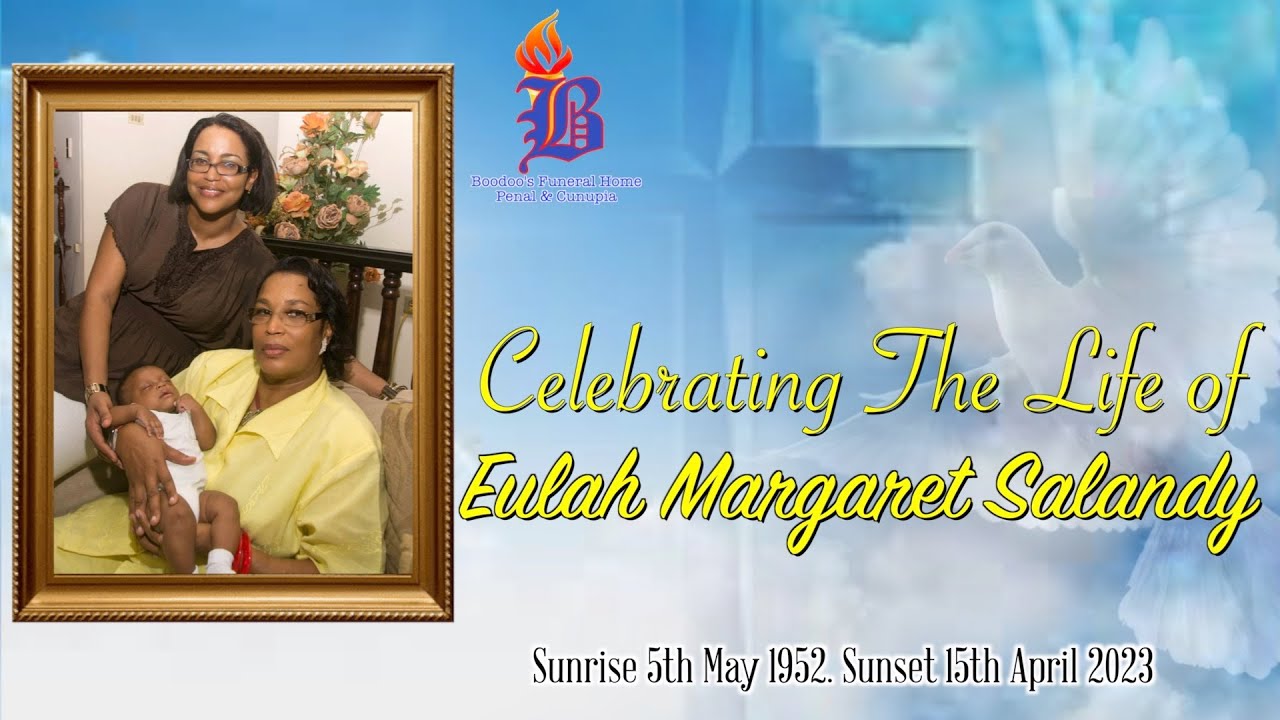 Eulah Margaret Salandy Funeral Service - YouTube