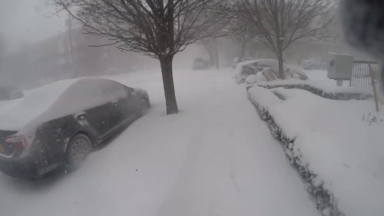 SNOW HELL!!!!!!Winter storm Grayson Brooklyn, NY - YouTube