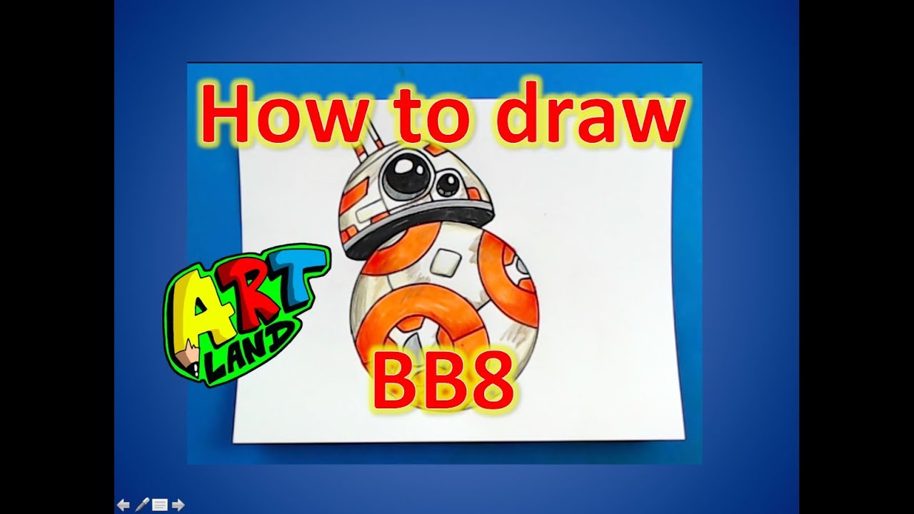 How to draw BB8 - YouTube