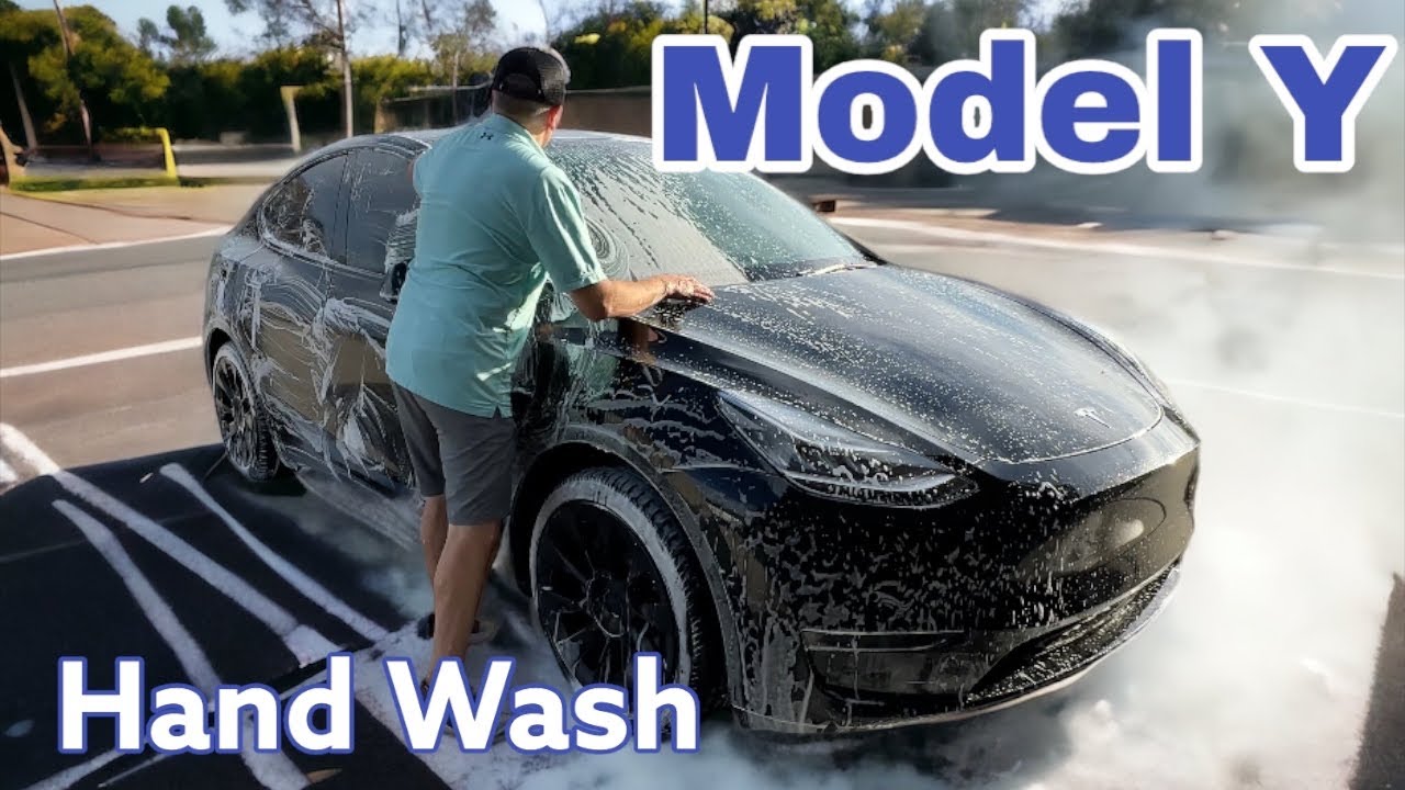 Tesla Model Y Long Range | Keeping A Black Car Clean!! - YouTube
