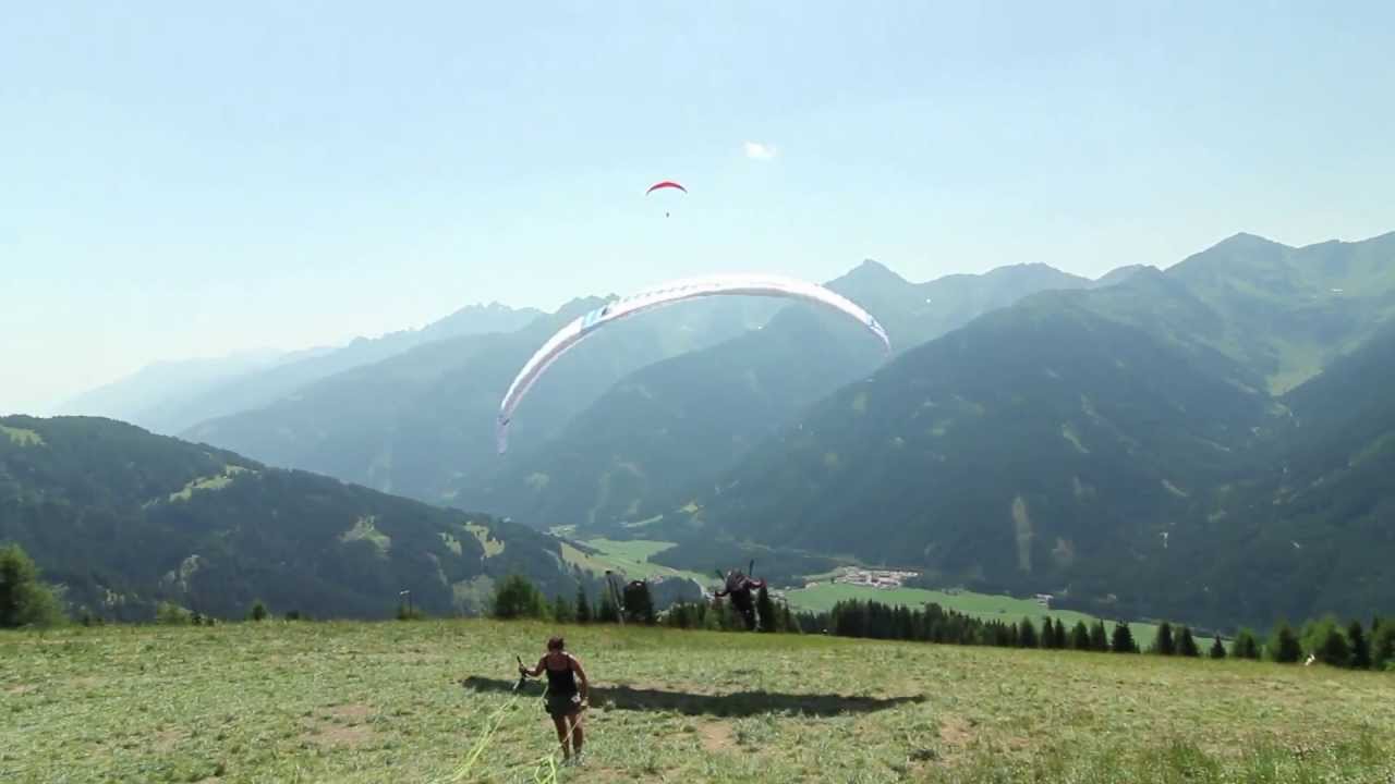 Paragliding take off's in Osttirol - YouTube