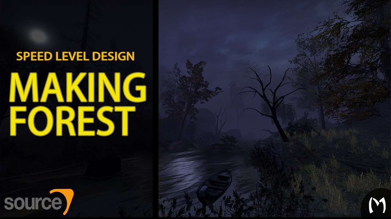 Speed Level Design - Making forest in Source Engine - YouTube