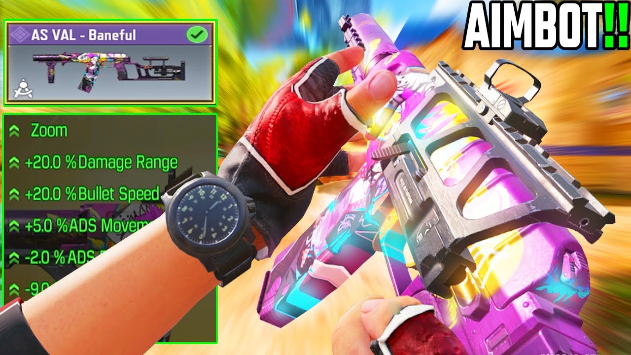 This AS VAL Give Aimbot!! AS VAL Gunsmith Loadout Might Takover Season ...