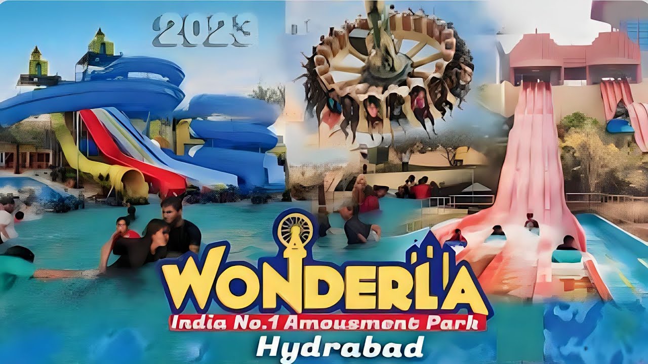 Wonderla Hyderabad || 10000+ crowd 😱 || Wonderla amusement park ...