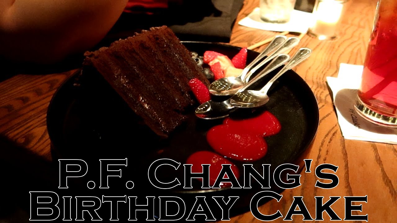 P.F. Chang's Birthday Cake (11/12/23) - YouTube