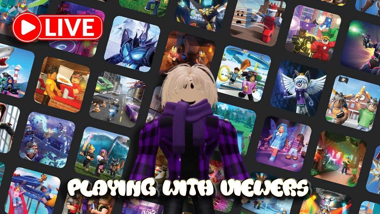 [🔴LIVE] Playing Roblox With Viewers! - YouTube