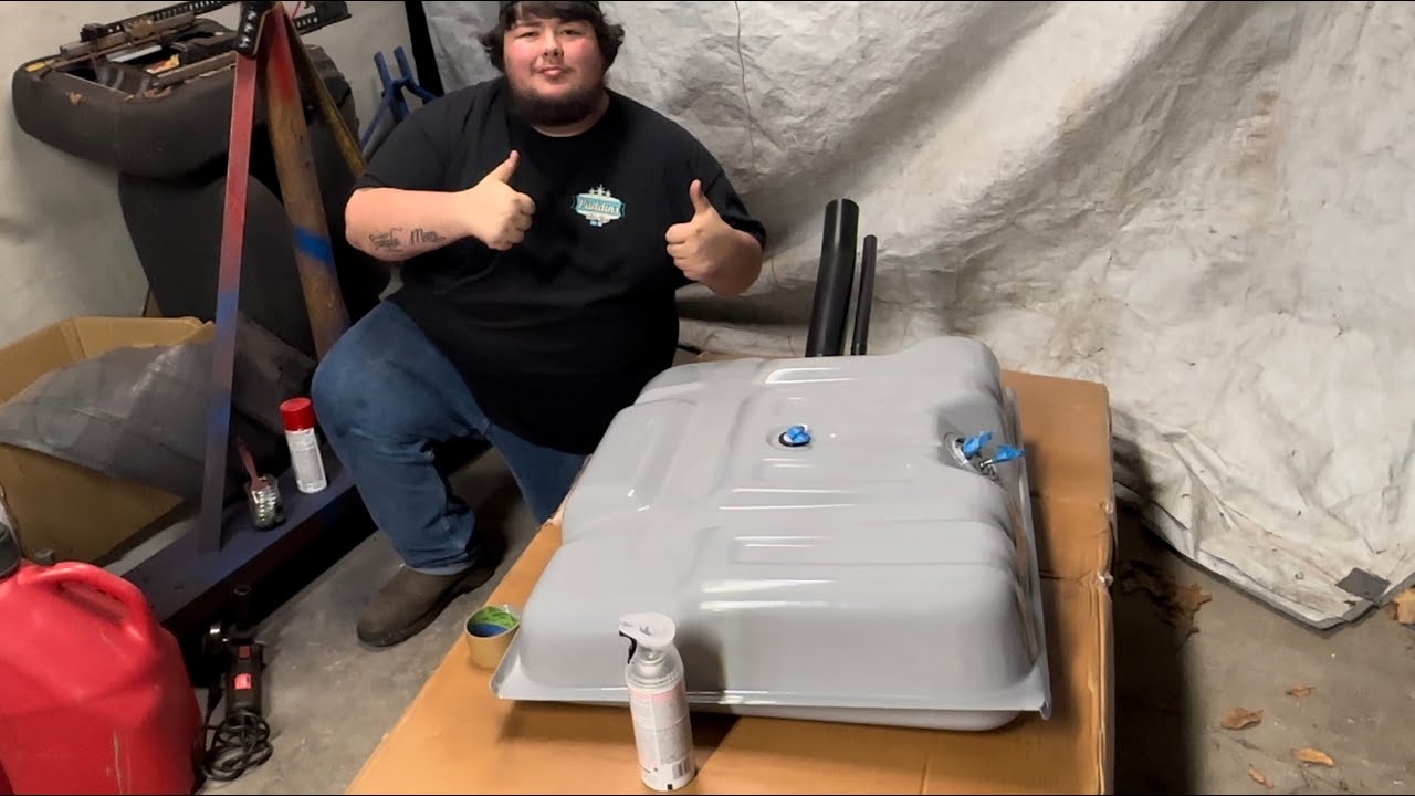 1973 BIG BLOCK F100 gas tank assembly!!! - YouTube