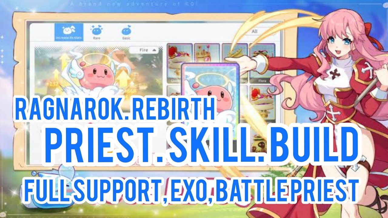 Ragnarok Rebirth Priest Skill Build #ragnarokrebirth #ror #ro #gnjoy # ...