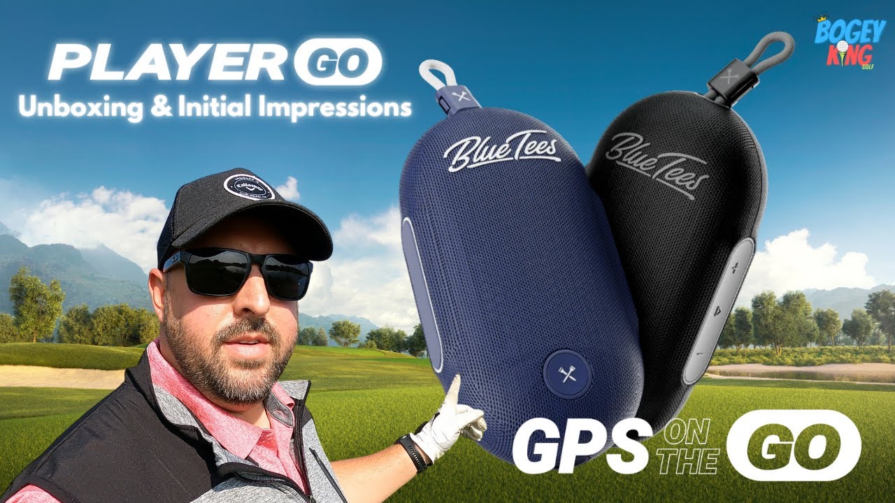 Blue Tees Golf PlayerGo Unboxing! Compact GPS Speaker! - YouTube