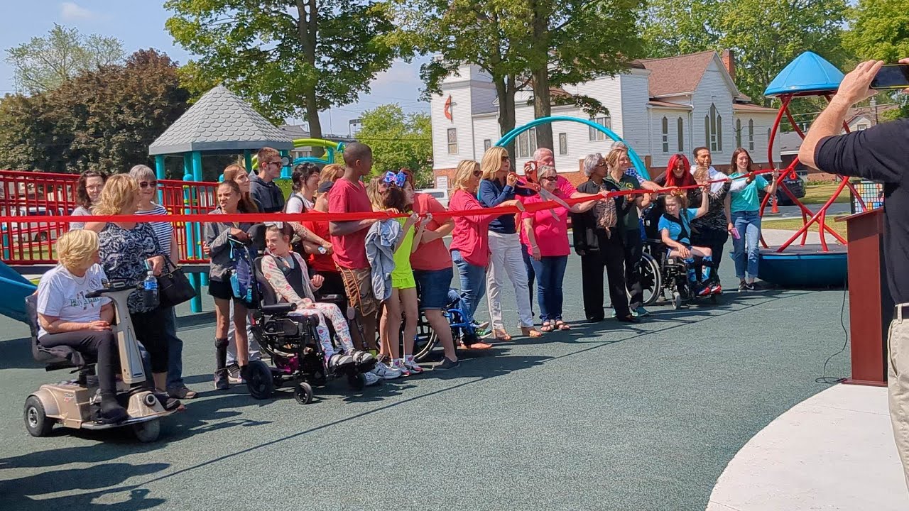 Accessible and Inclusive park- Grand Opening! - YouTube