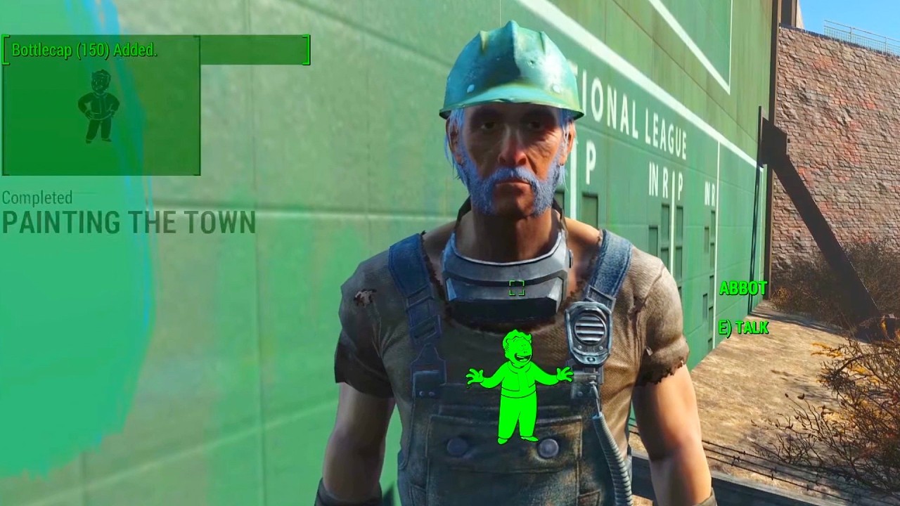 Paining Diamond City Wall in Different Colors | Fallout 4 - YouTube