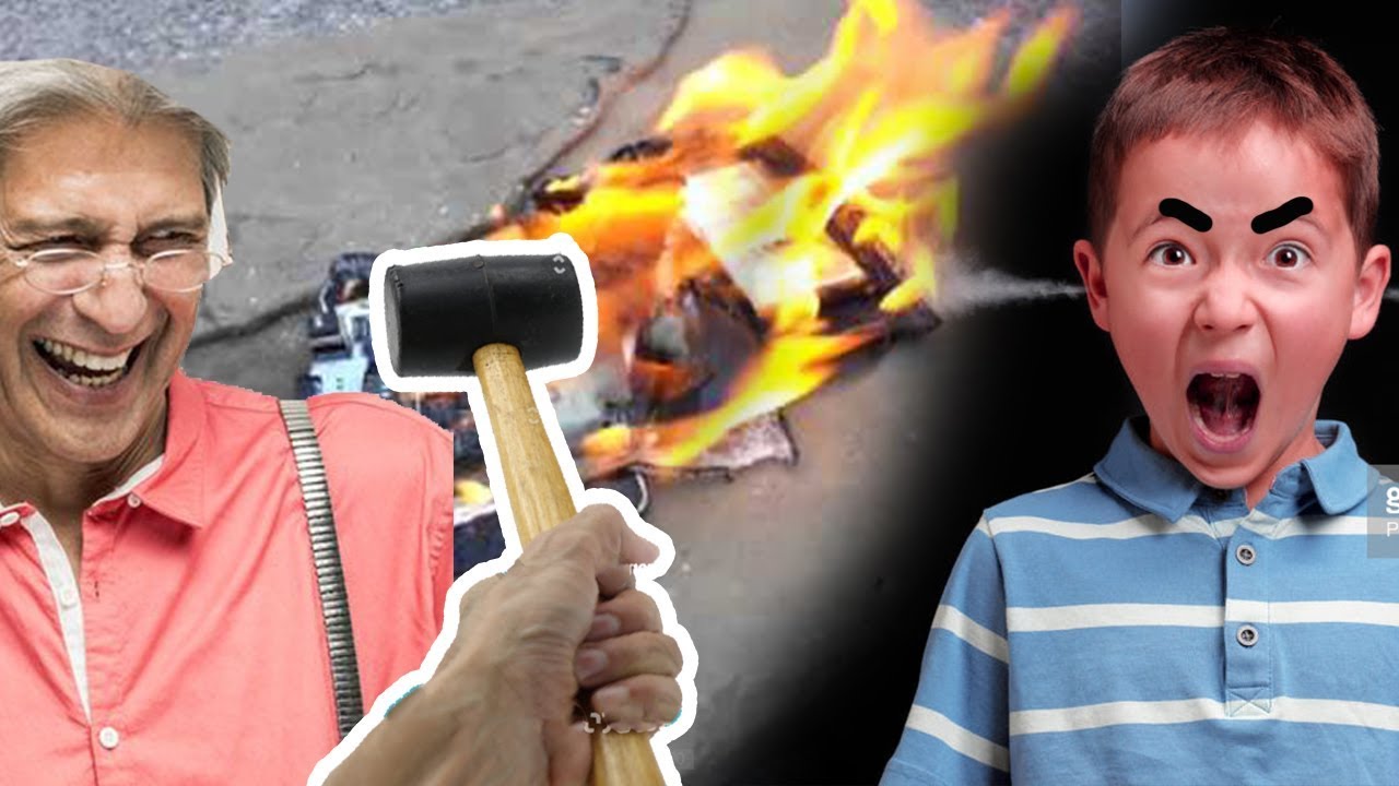 Triggered PARENT'S DESTROY kids ELECTRONICS COMPILATION #2 - YouTube