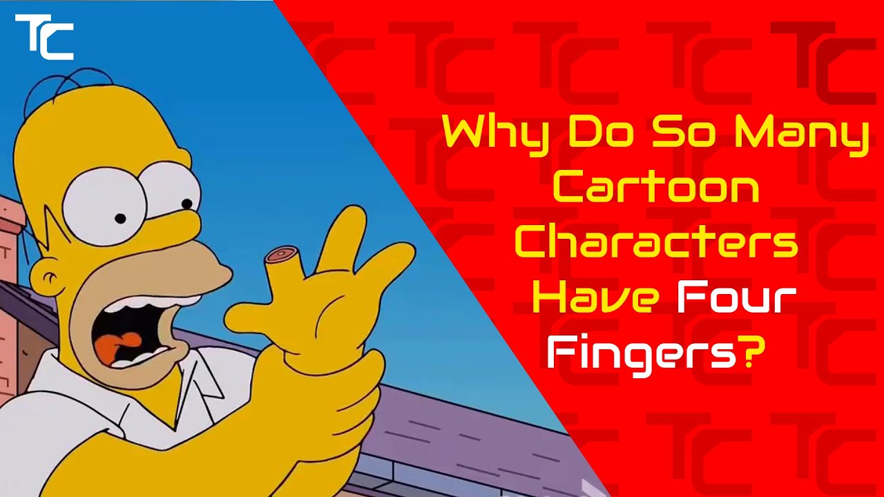 Why Do So Many Cartoon Characters Have Four Fingers? - YouTube