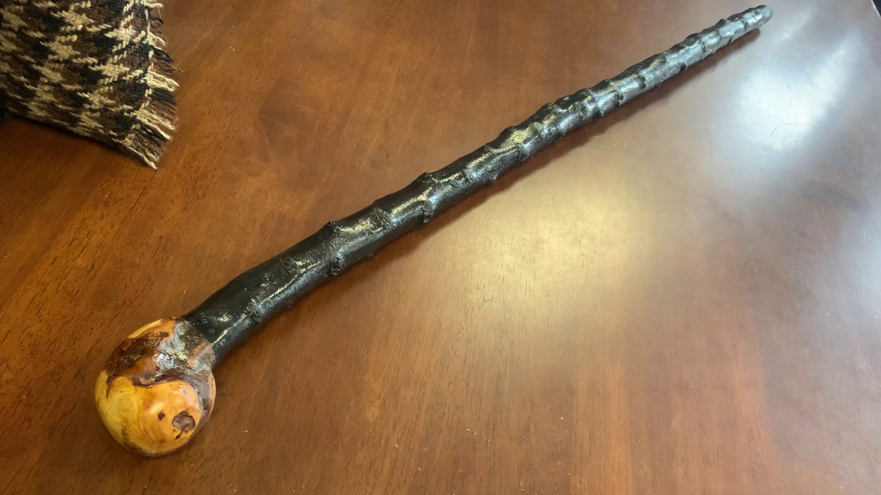 Beautiful Irish Blackthorn Shillelagh - YouTube