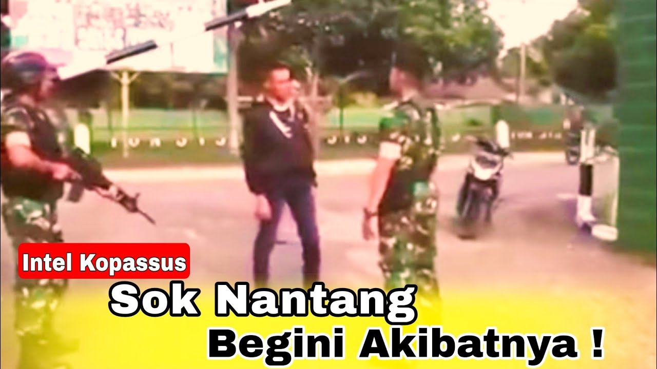 INTEL KOPASSUS DI TEMPELENG ANGGOTA TNI DAN DIMINTAI JATAH - YouTube