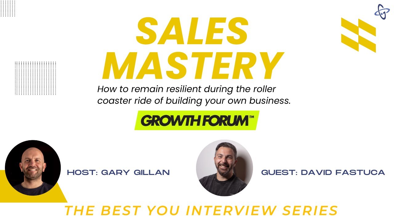Sales Mastery with David Fastuca - YouTube