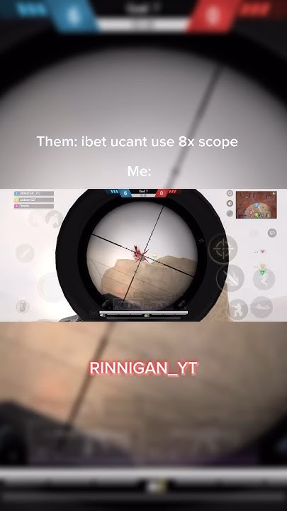 8x scope crazy aim - YouTube