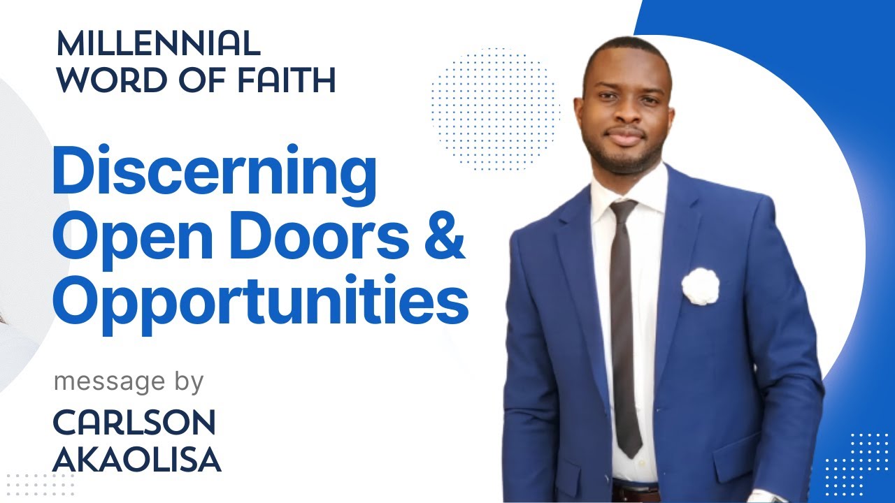 DISCERNING OF SPIRITS: ENGAGING OPEN DOORS & OPPORTUNITIES || MIN ...