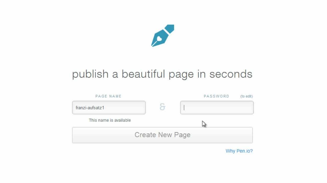 PEN.IO neu - YouTube