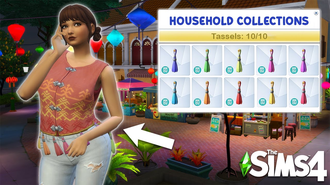 Attempting the Tassel Collection in The Sims 4 and unlocking a secret ...