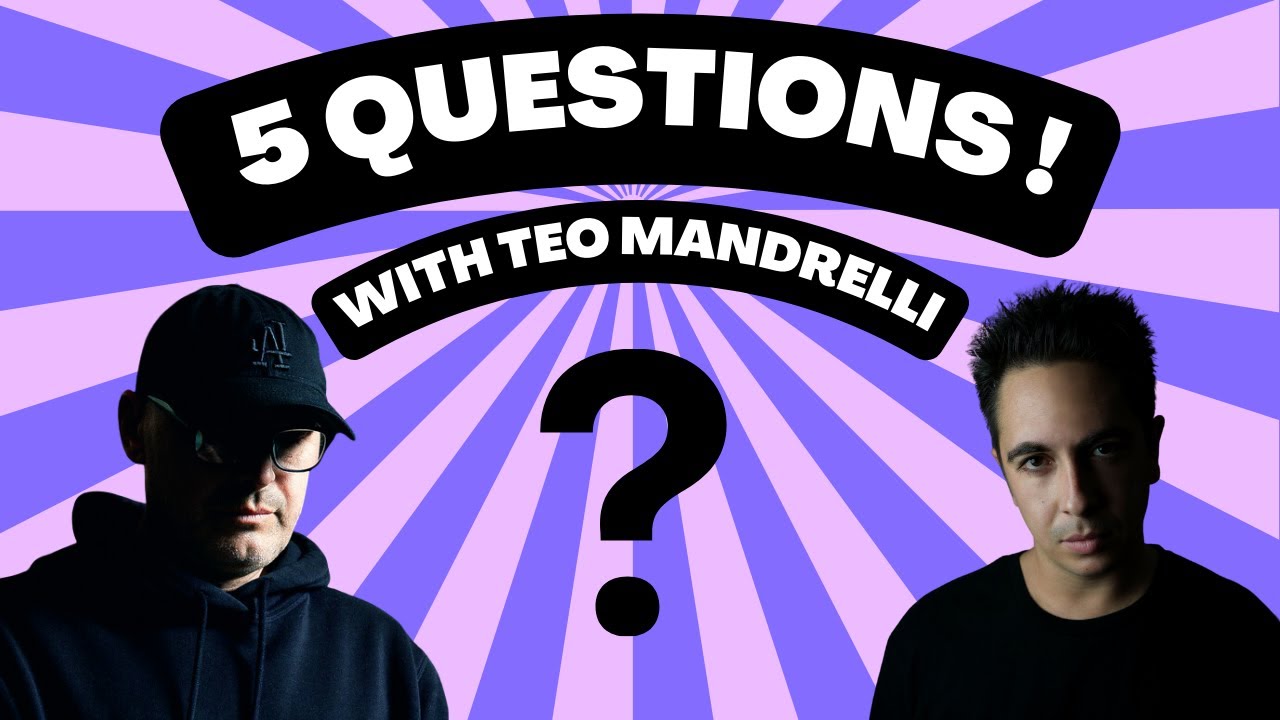 (5 QUESTIONS) Mike James Interviews Italian Music Producer Teo ...