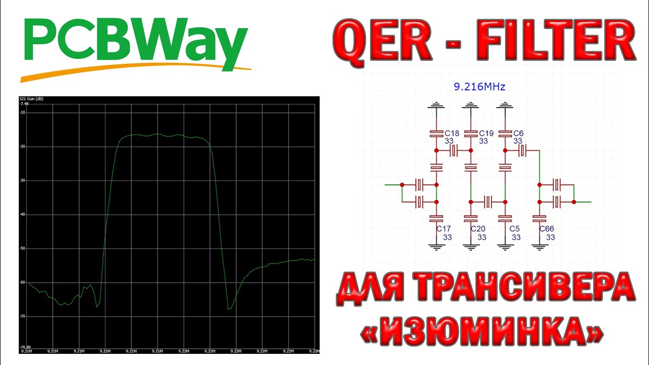 QER - filter для трансивера "Изюминка" - YouTube