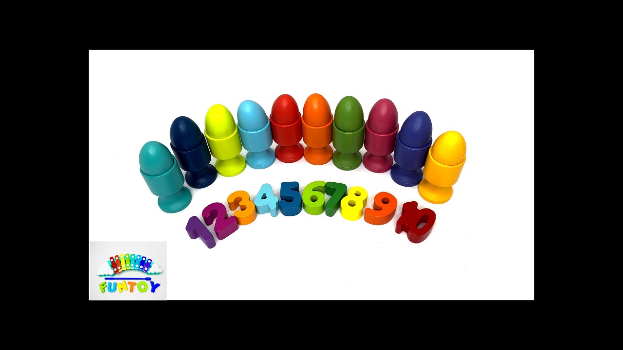 Learn Numbers and Colors with Eggs | kids Preschool Toddler Learning ...