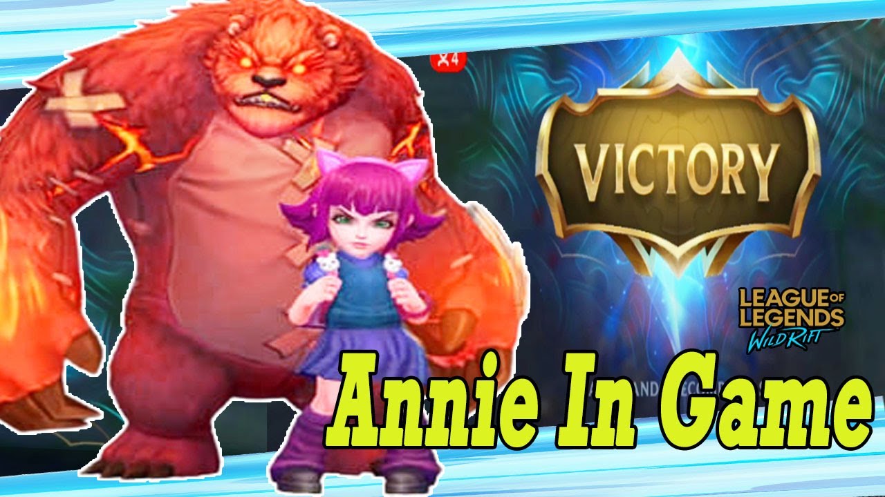 League of Legends Wild Rift Alpha Test - Annie Gameplay Mage - Lol In ...