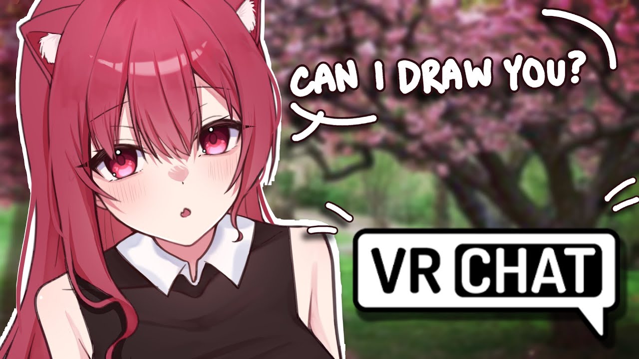Drawing STRANGERS in VRChat 1 - YouTube