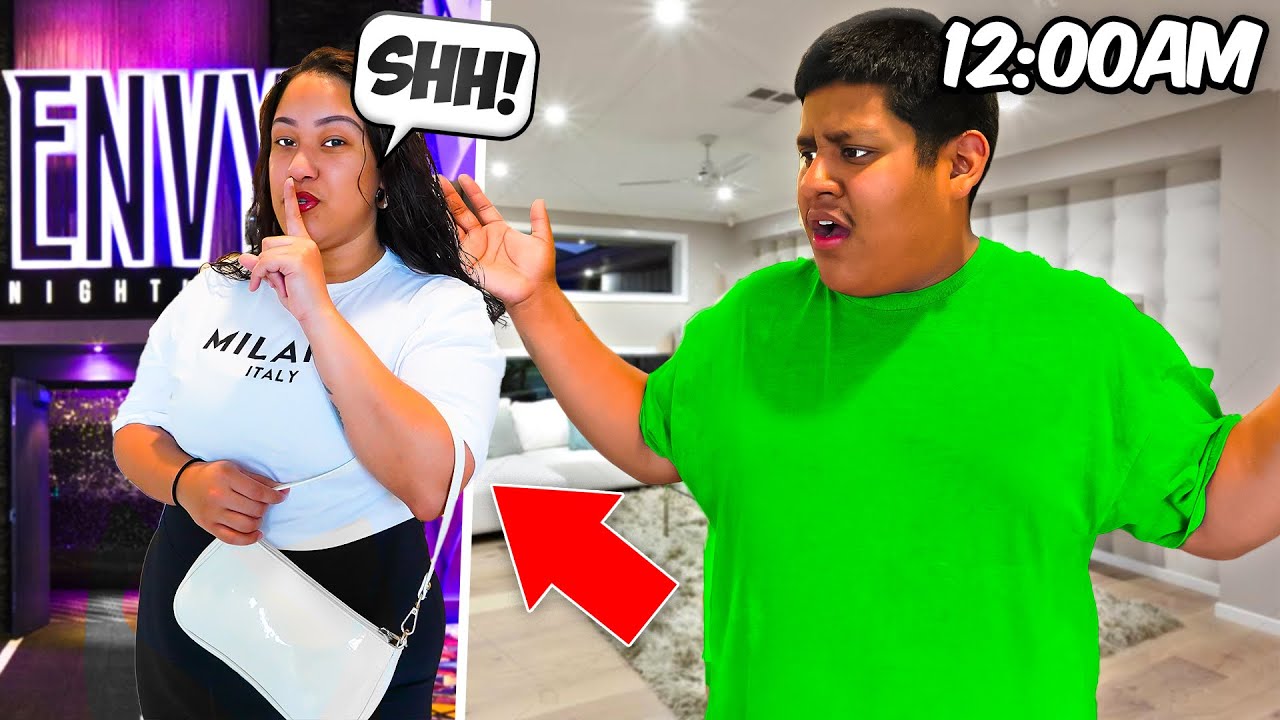 SNEAKING OUT THE HOUSE AT 12AM PRANK ON BOYFRIEND! - YouTube