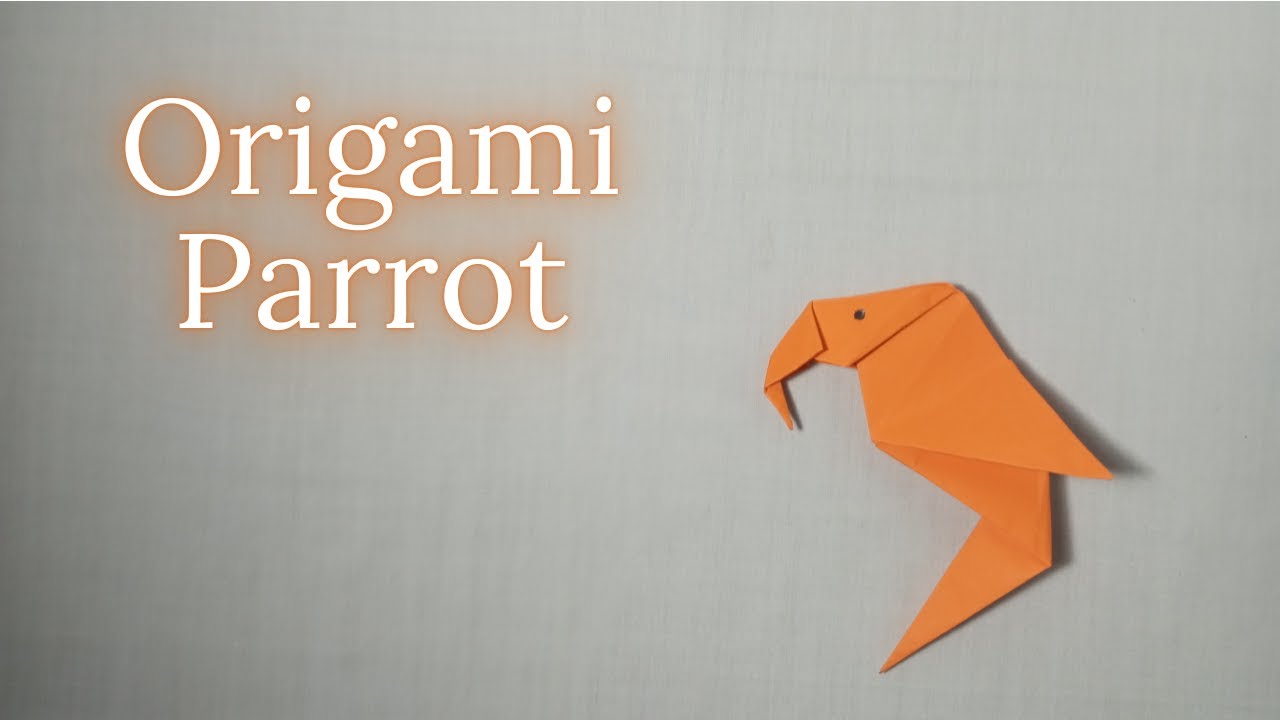 How To Make Easy Origami Parrot - YouTube