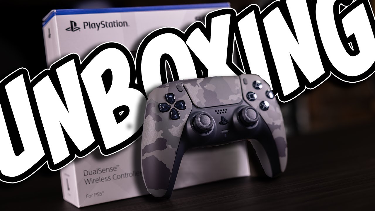 What's Inside | Gray Camouflage DualSense Wireless Controller Unboxing ...
