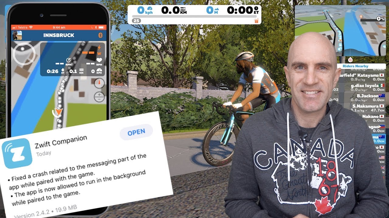 Swift Zwift Tip: Zwift Companion App Multitasking Update (IOS) - YouTube