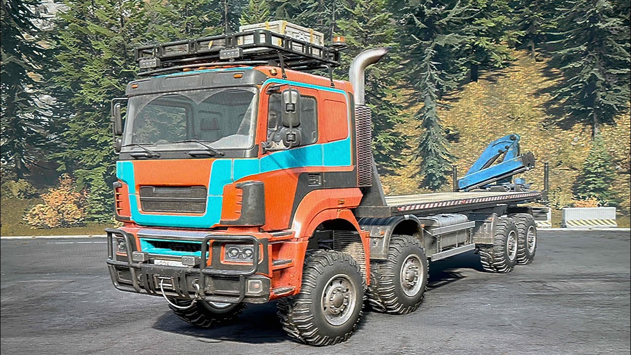 Snowrunner - Azov 67096 Atom - YouTube