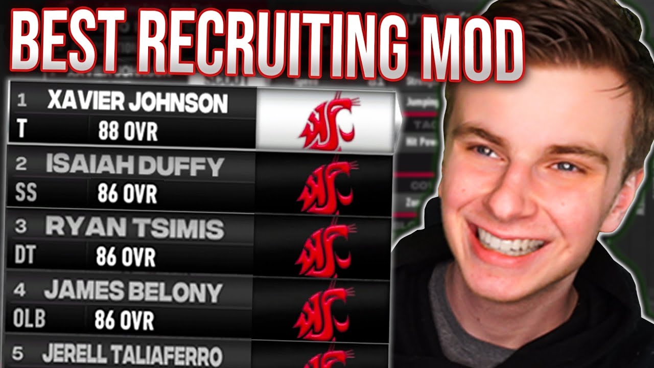 This Recruiting Mod COMPLETELY CHANGES NCAA 14! Fang's Recruiting ...