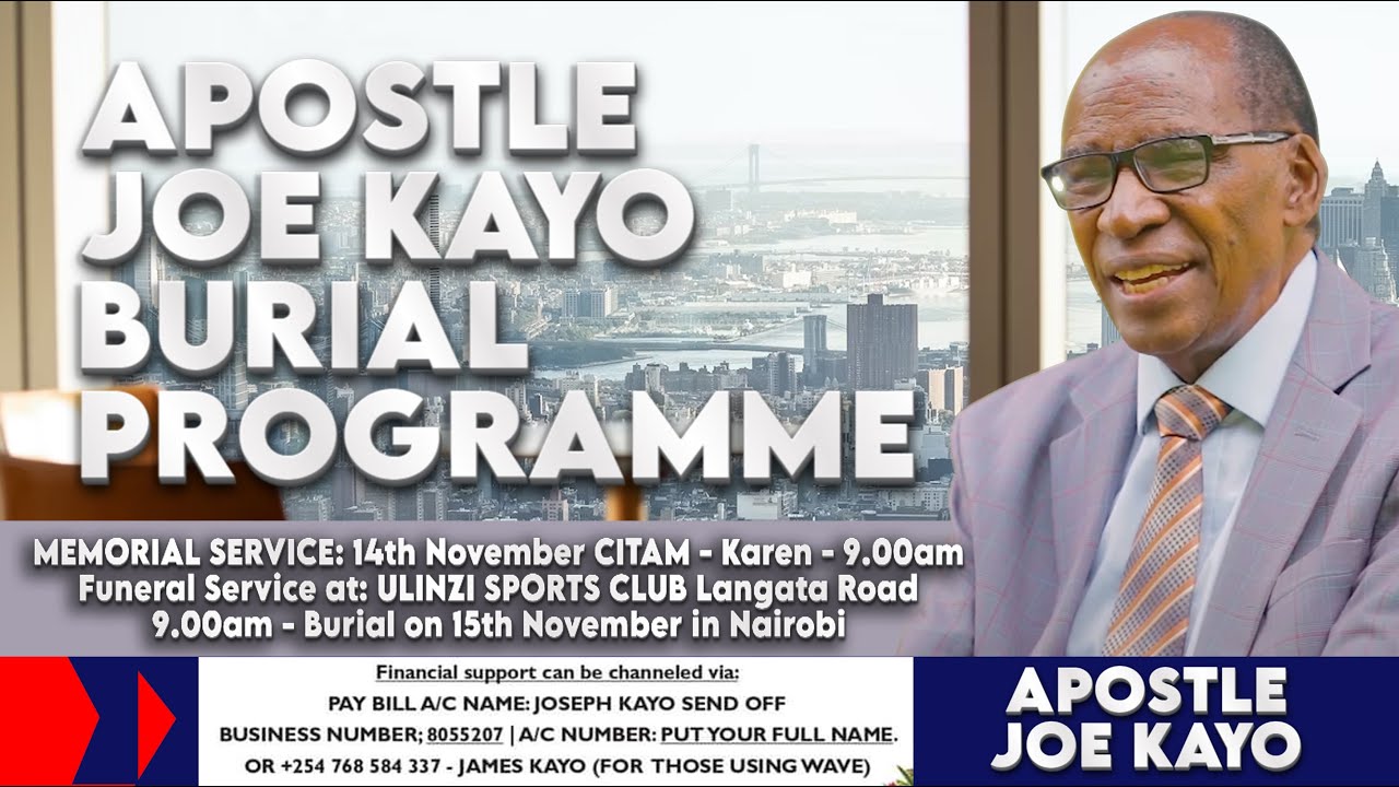 Breaking News! Passing on of a General Apostle Dr. Joe Kayo! Who was ...