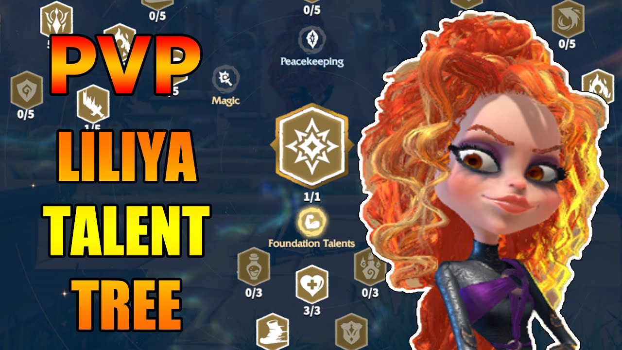 Liliya Talents Tree PvP Call Of Dragons - YouTube