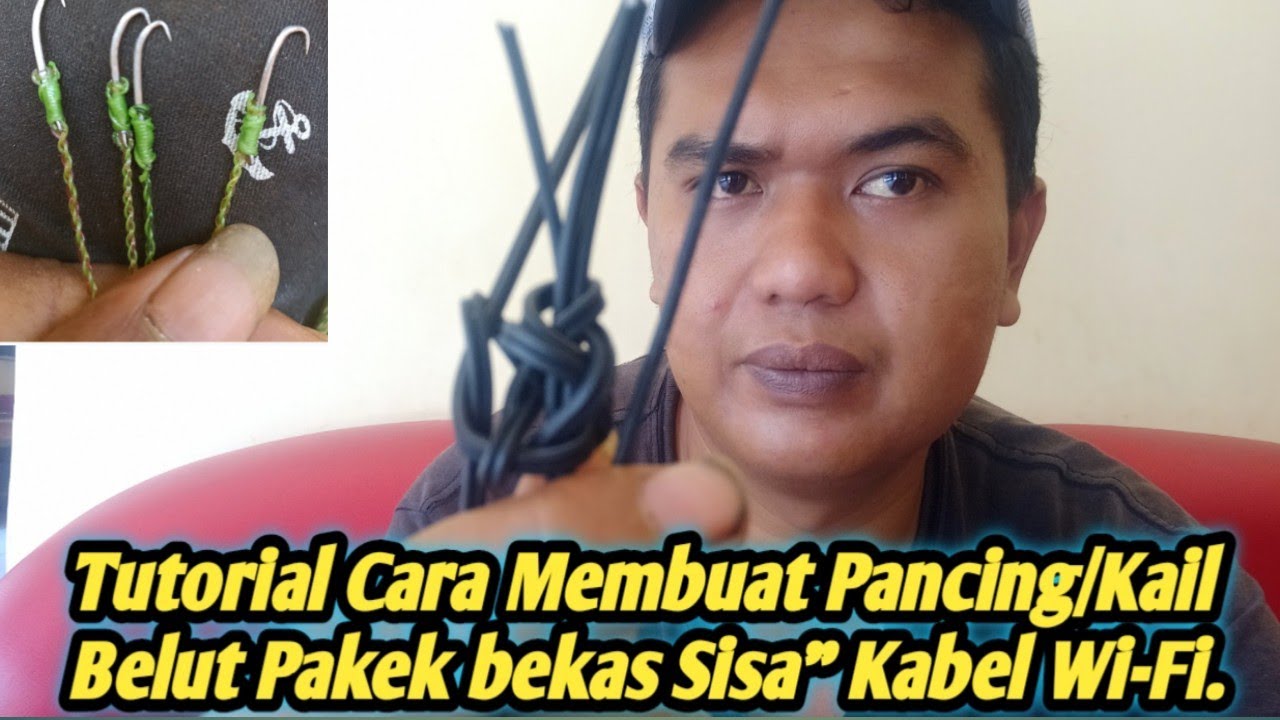 Tutorial Cara Membuat Kail Pancing Belut/kail urek Belut Dari Bekas ...